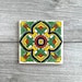 Green trebol Mexican Tile Coasters - Etsy