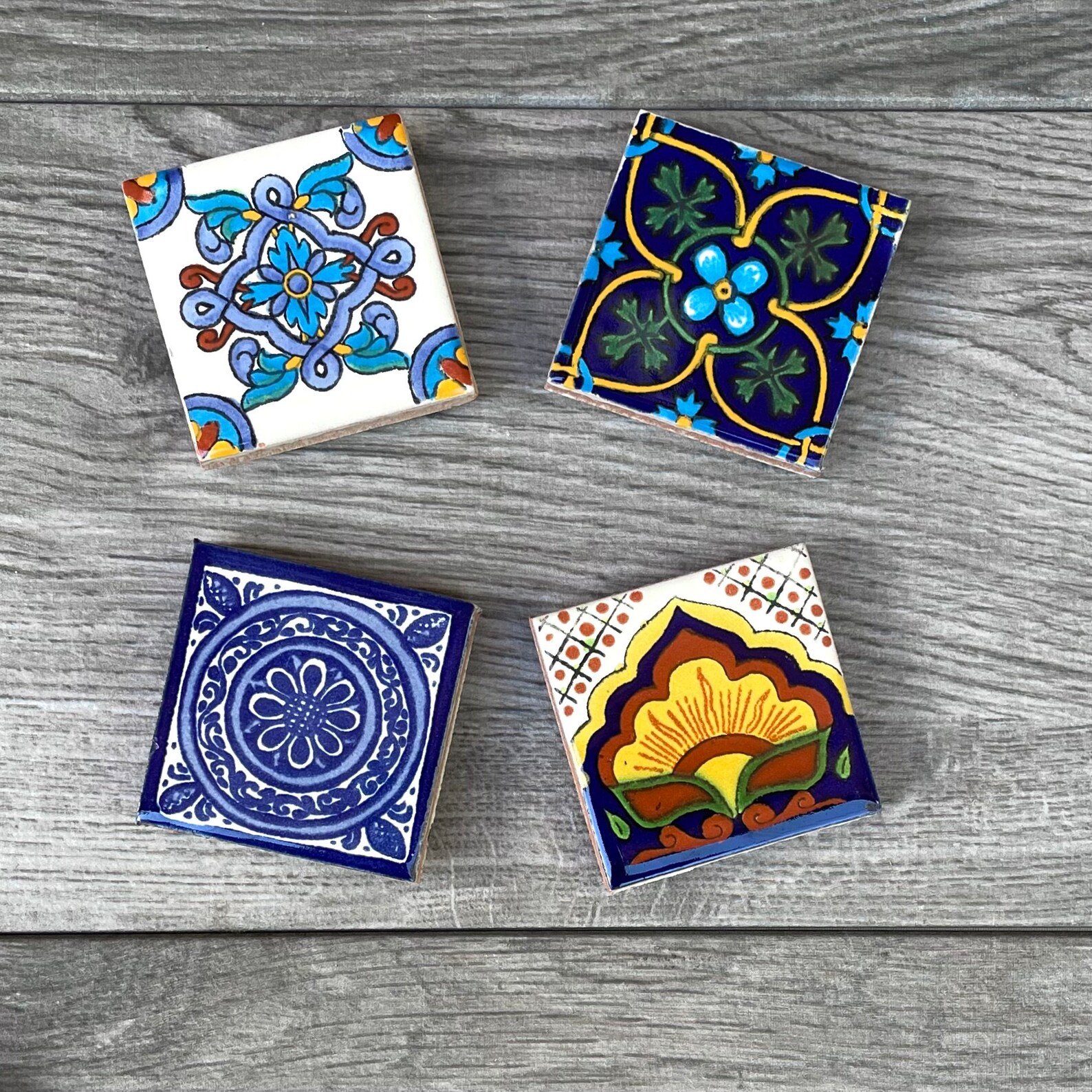 Mexican Tile Magnets - Etsy