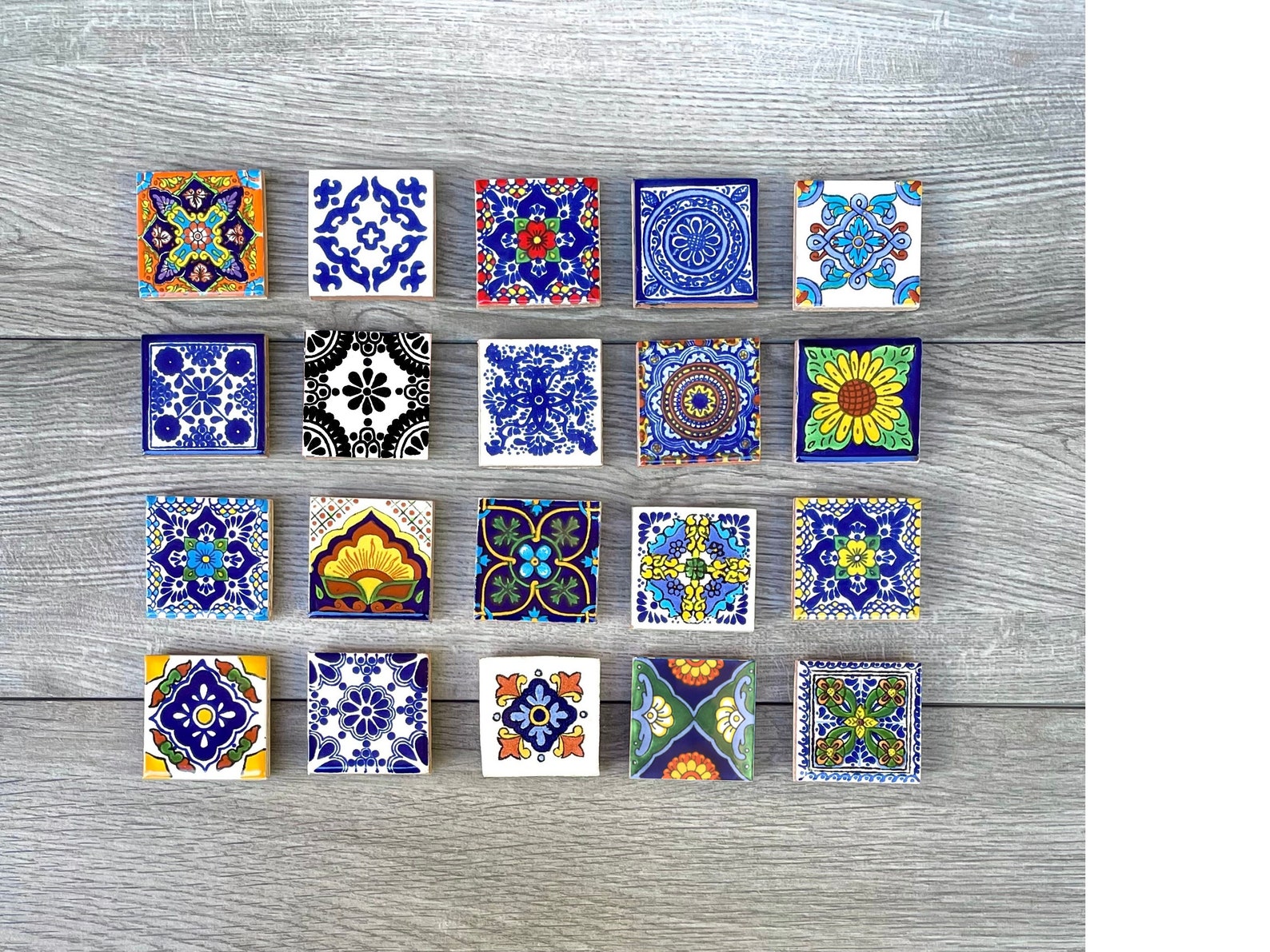 Mexican Tile Magnets - Etsy