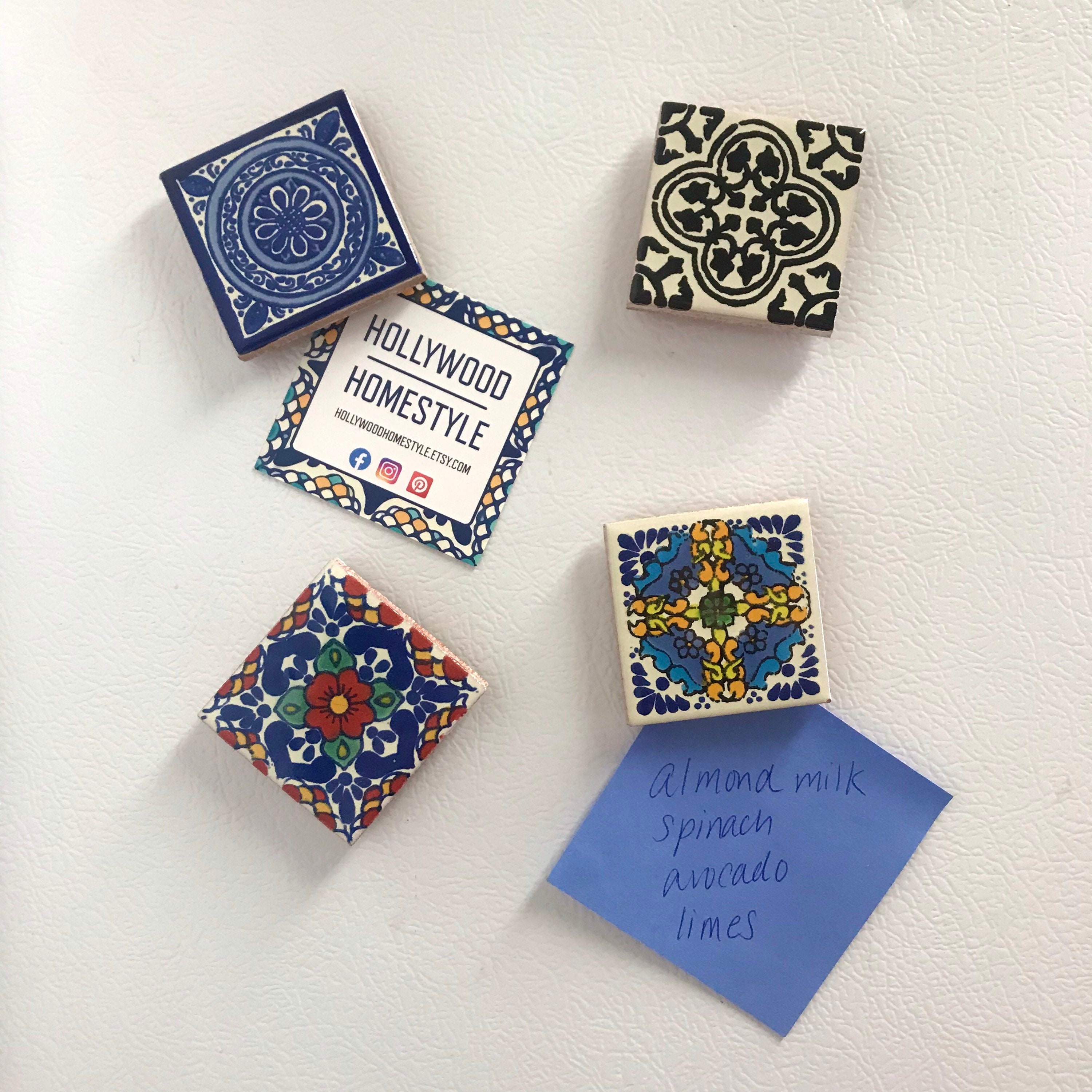 Mexican Tile Magnets - Etsy