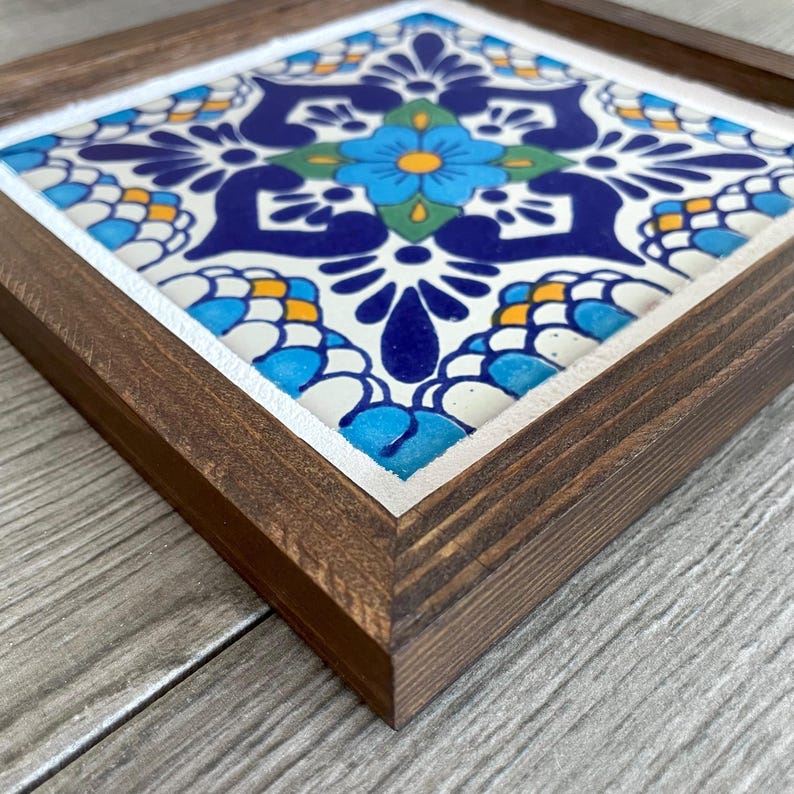 Mexican Talavera Tile Wall Art - Etsy