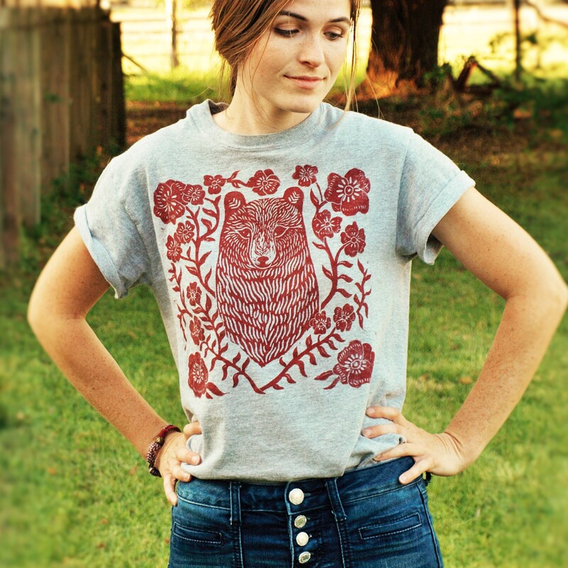 Block Printed Shirt - Etsy