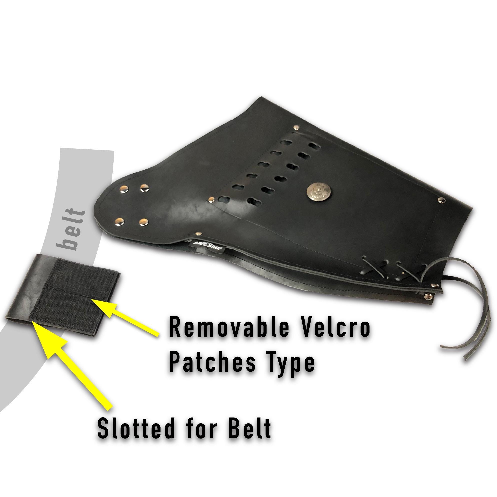 Arrouha Traditional Archery Bow and Arrow Quiver With 13 Arrows Slotted and Removable Velcro ...