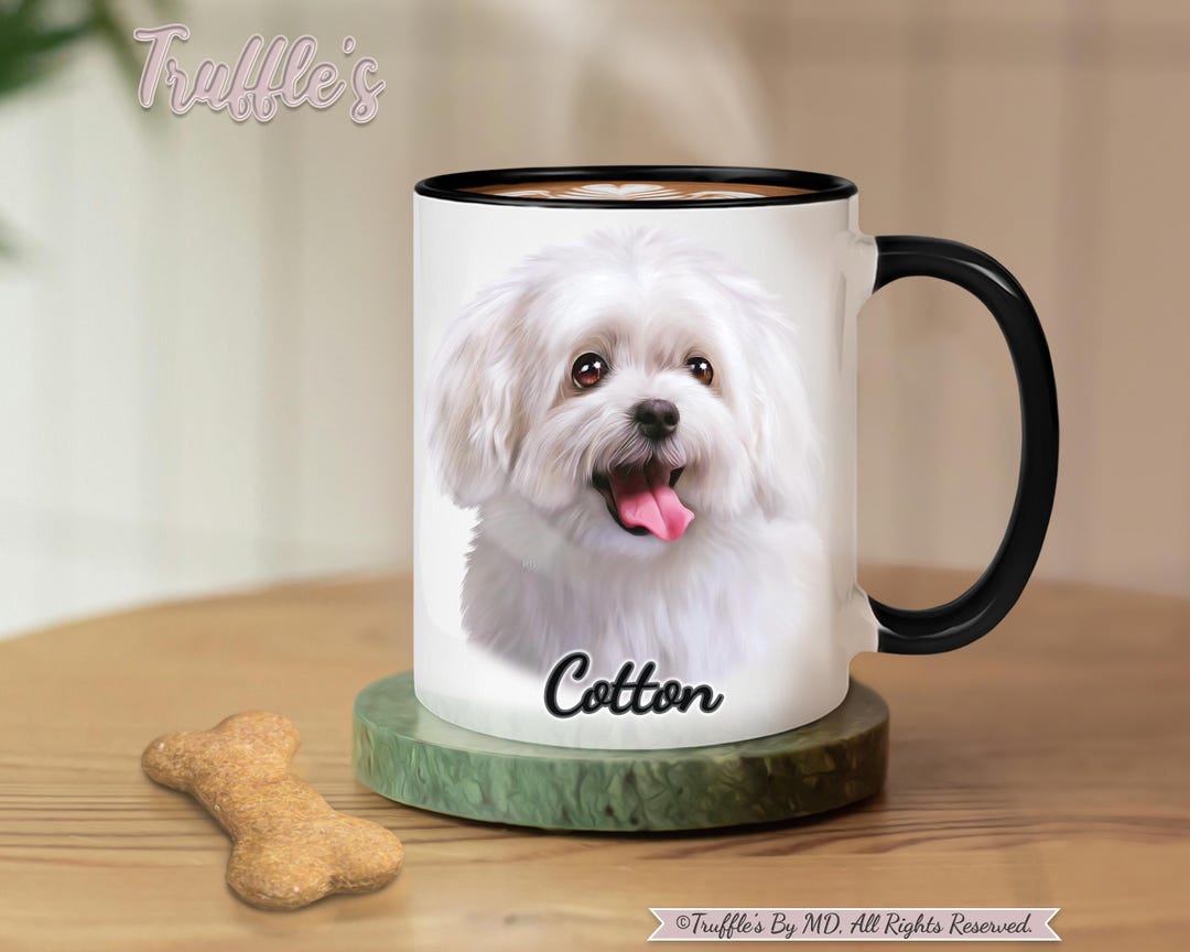Custom Maltese Mug | Custom Maltese Gift | Personalized Maltese Coffee ...