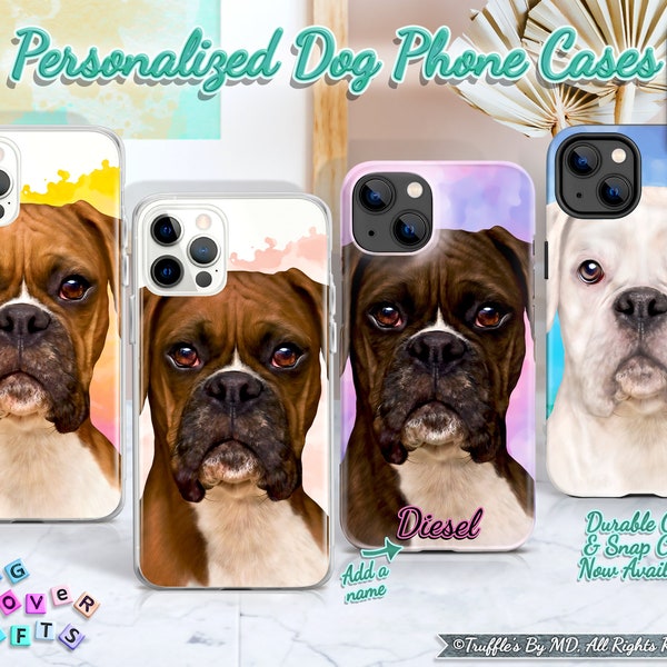 Boxer Dog Phone Case - Etsy