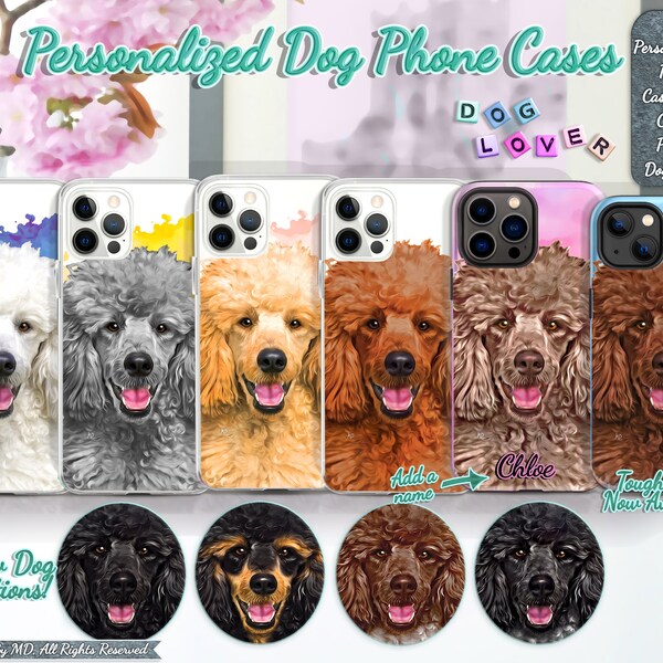 Poodle Portrait - Etsy