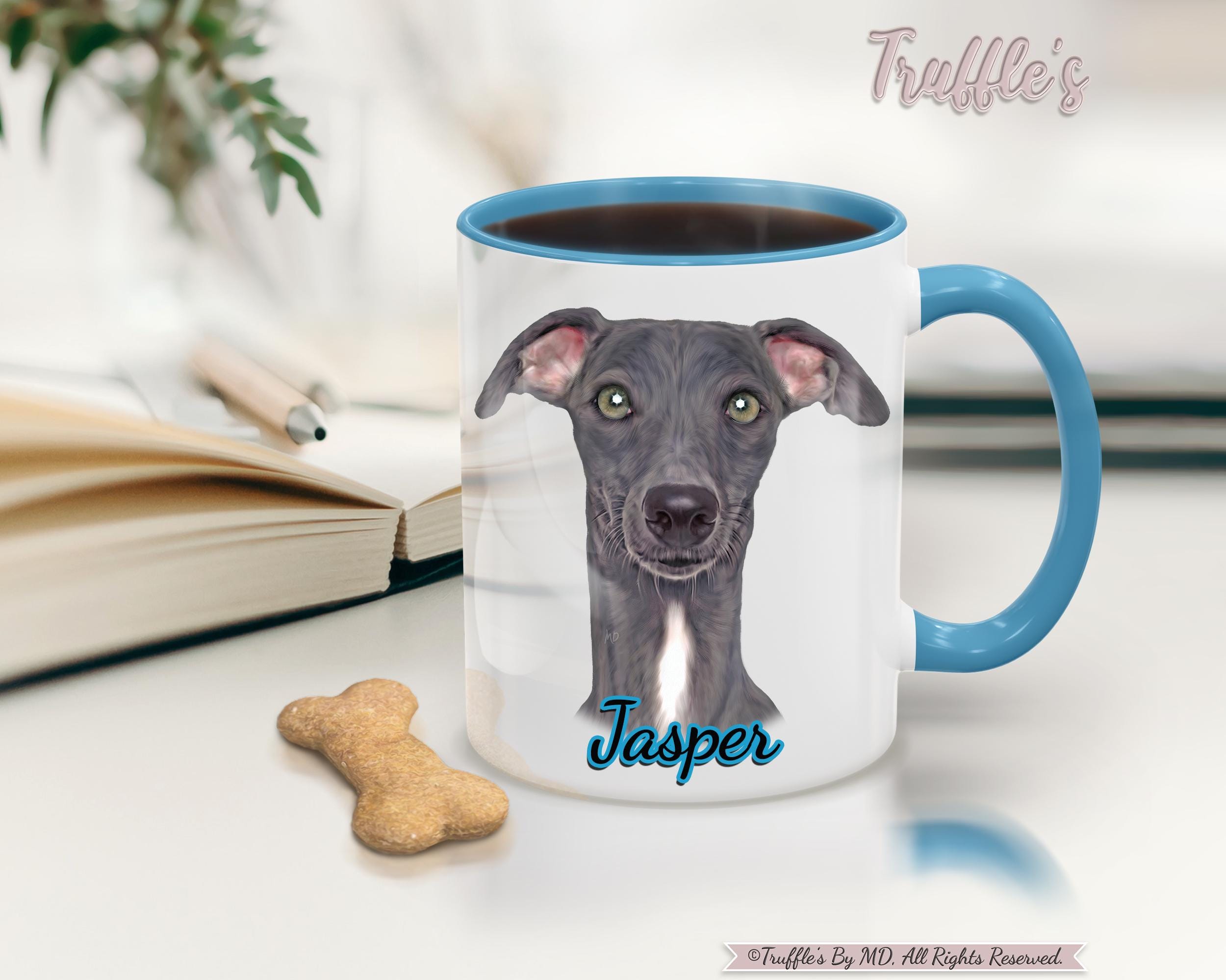 Custom Whippet Mug | Personalized Whippet Gift | Whippet Coffee Mug ...