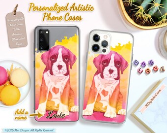 Boxer Dog Phone Case - Etsy