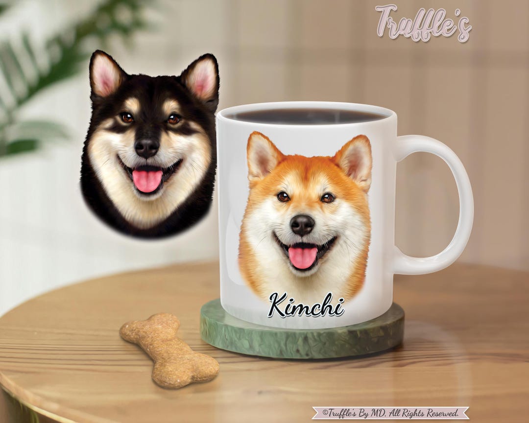 Custom Shiba Inu Mug | Personalized Shiba Inu Gift | Shiba Inu Coffee ...