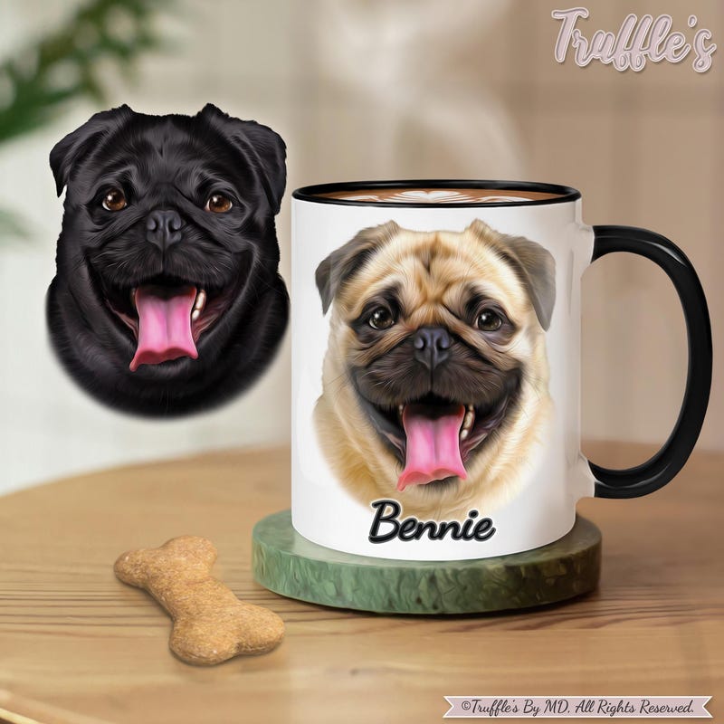 Pug Mugs - Etsy