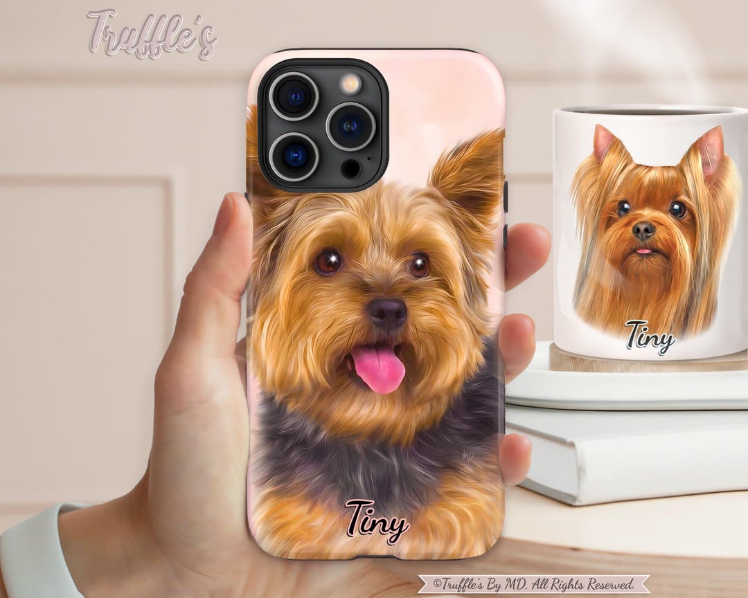 Custom Yorkshire Terrier Phone Case | Personalized Dog Phone Cover ...