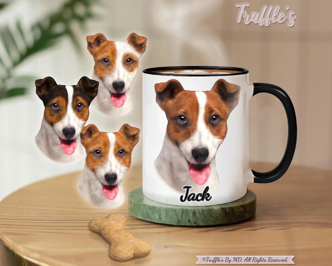 Custom Jack Russell Mug | Personalized Jack Russell Gift | Jack Russell ...