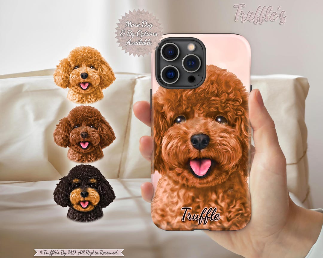 Custom Toy Poodle Phone Case | Personalized Toy Poodle Gift | Poodle ...