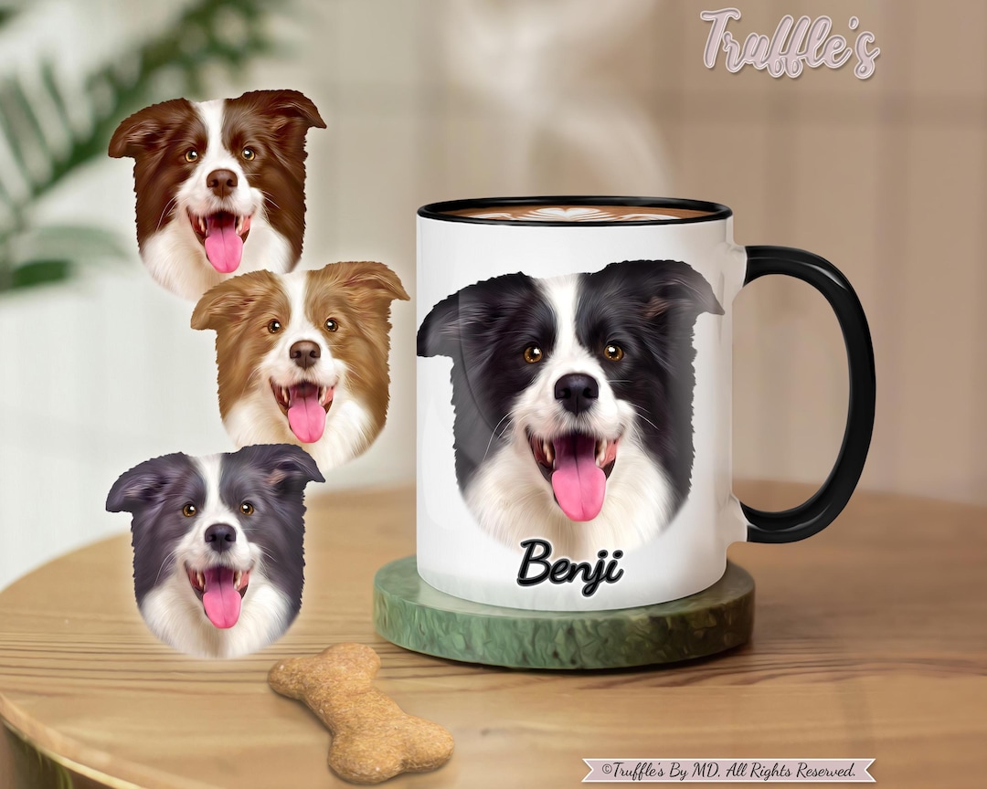 Custom Border Collie Mug | Personalized Collie Gift | Border Collie ...