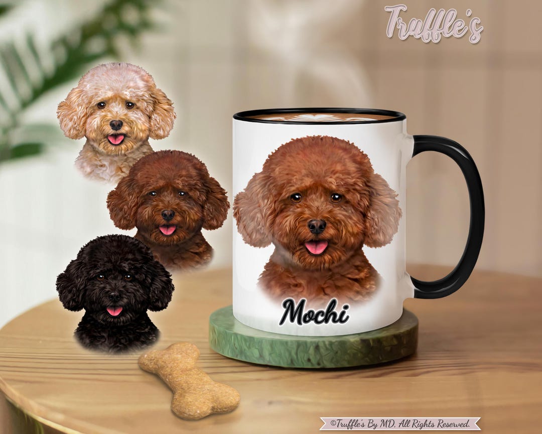 Custom Mini Poodle Mug | Personalized Mini Poodle Gift | Mini Poodle ...