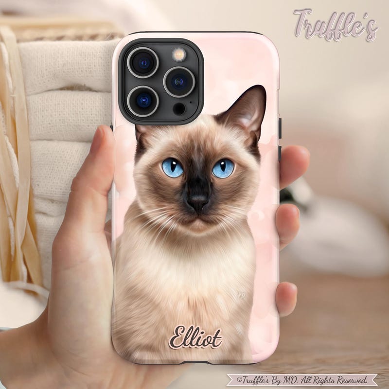 Personalized Cat Cell Phone Case - Etsy
