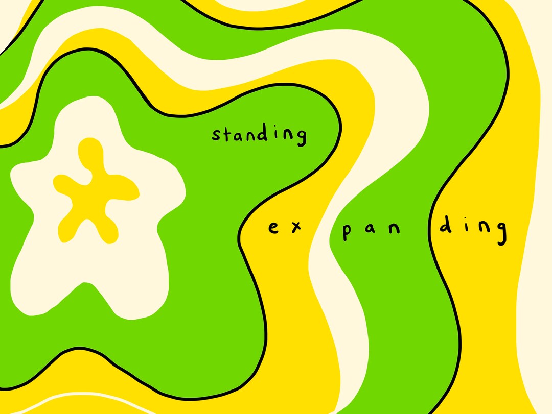 ART PRINT: Standing, Expanding - Etsy
