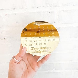 Cake Calendar Charm Topper - Etsy