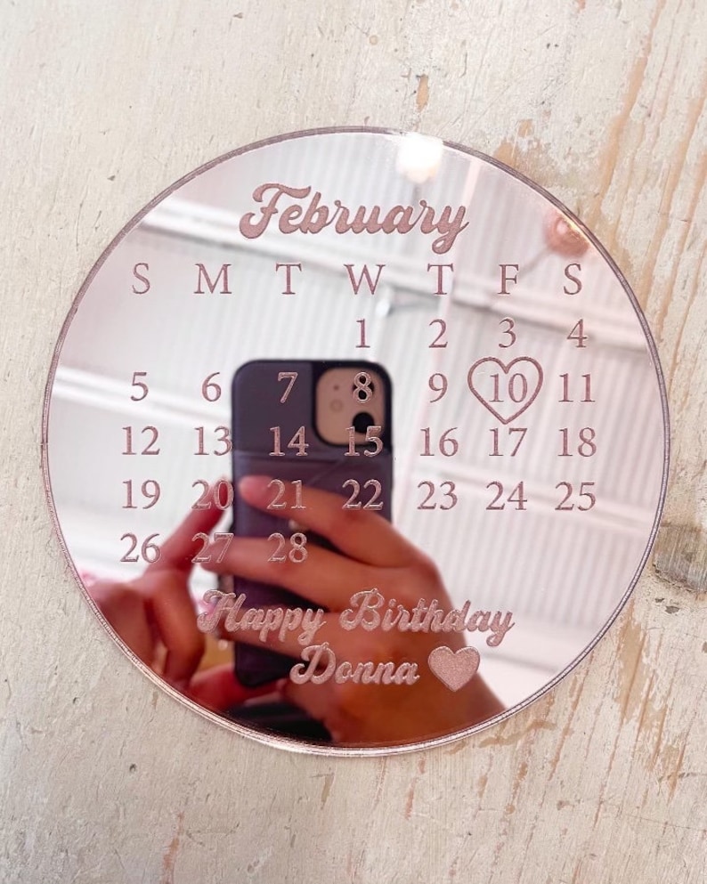 Cake Calendar Charm Topper - Etsy