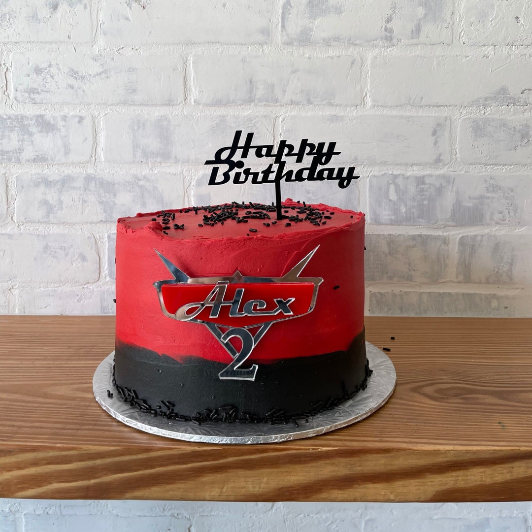 Cars Theme Cake Topper - Etsy