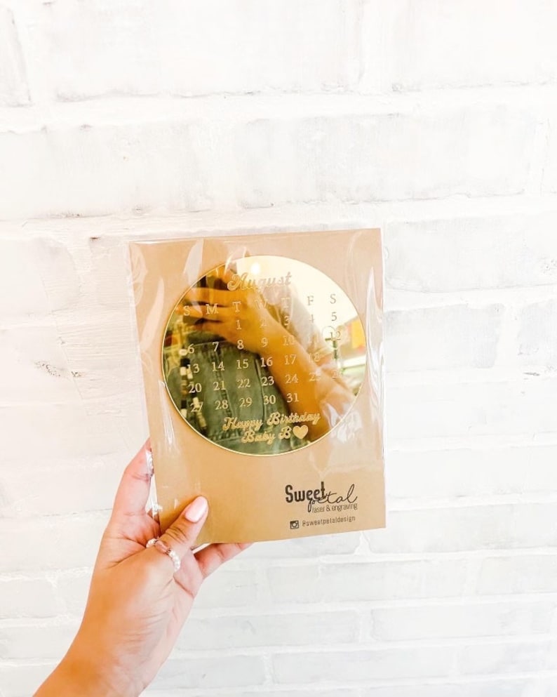 Cake Calendar Charm Topper - Etsy