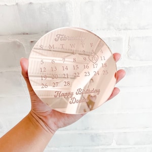 Custom*cake Calendar Charm Topper - Etsy
