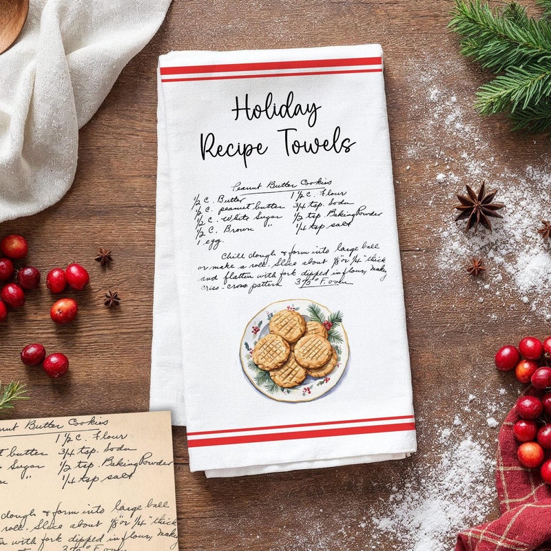 Recipe Towel - Etsy