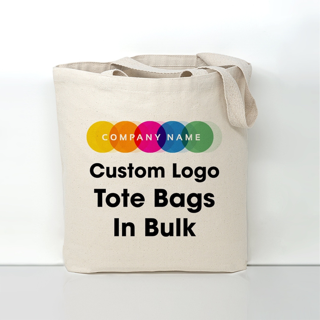 Personalized Cotton Tote Bags Canvas, Custom Event Tote Bags, Business ...