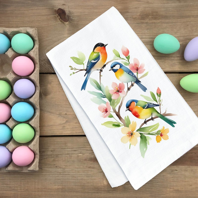 Bird Tea Towel - Etsy