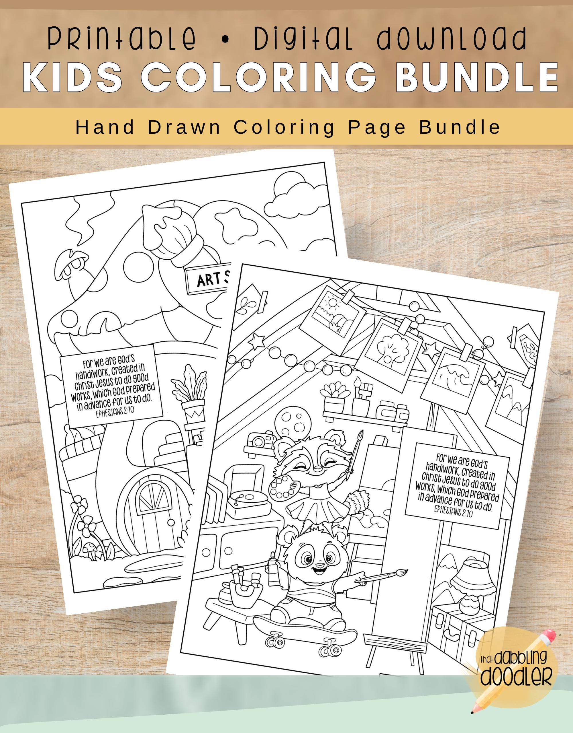 Christian Coloring Pages for Kids, Bible Verse Coloring Page Ephesians ...