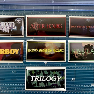 The Weeknd Album Stickers - Etsy