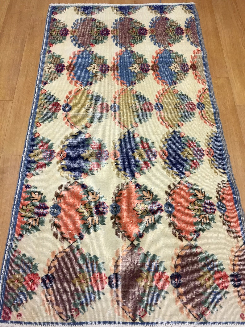 3x6 feet rug vıntage rug anatolia rug designer rug | Etsy
