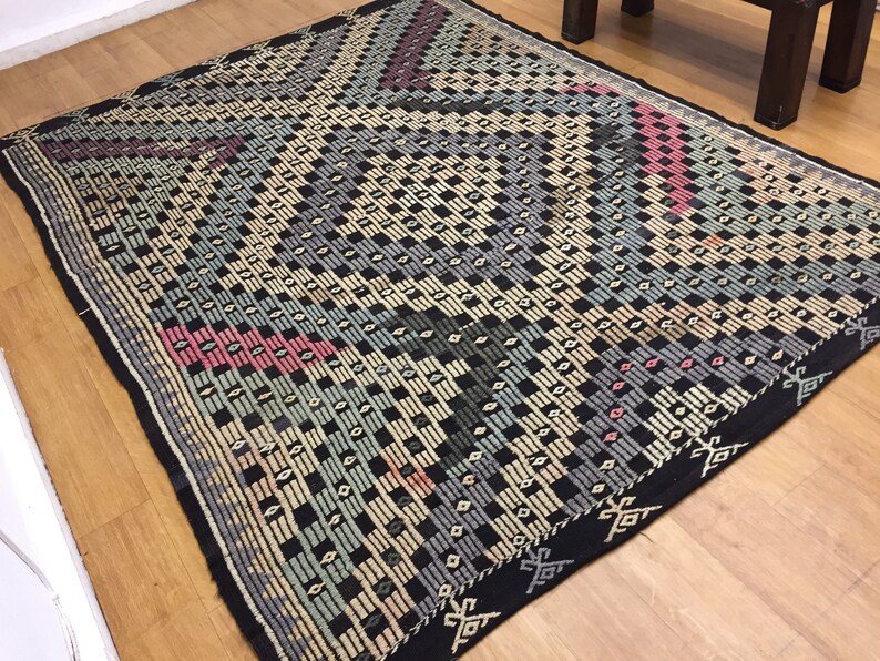 7x9 Feet Kılım,goad Hair Klim, Turkish Kilim ,anatolian Kilim ...