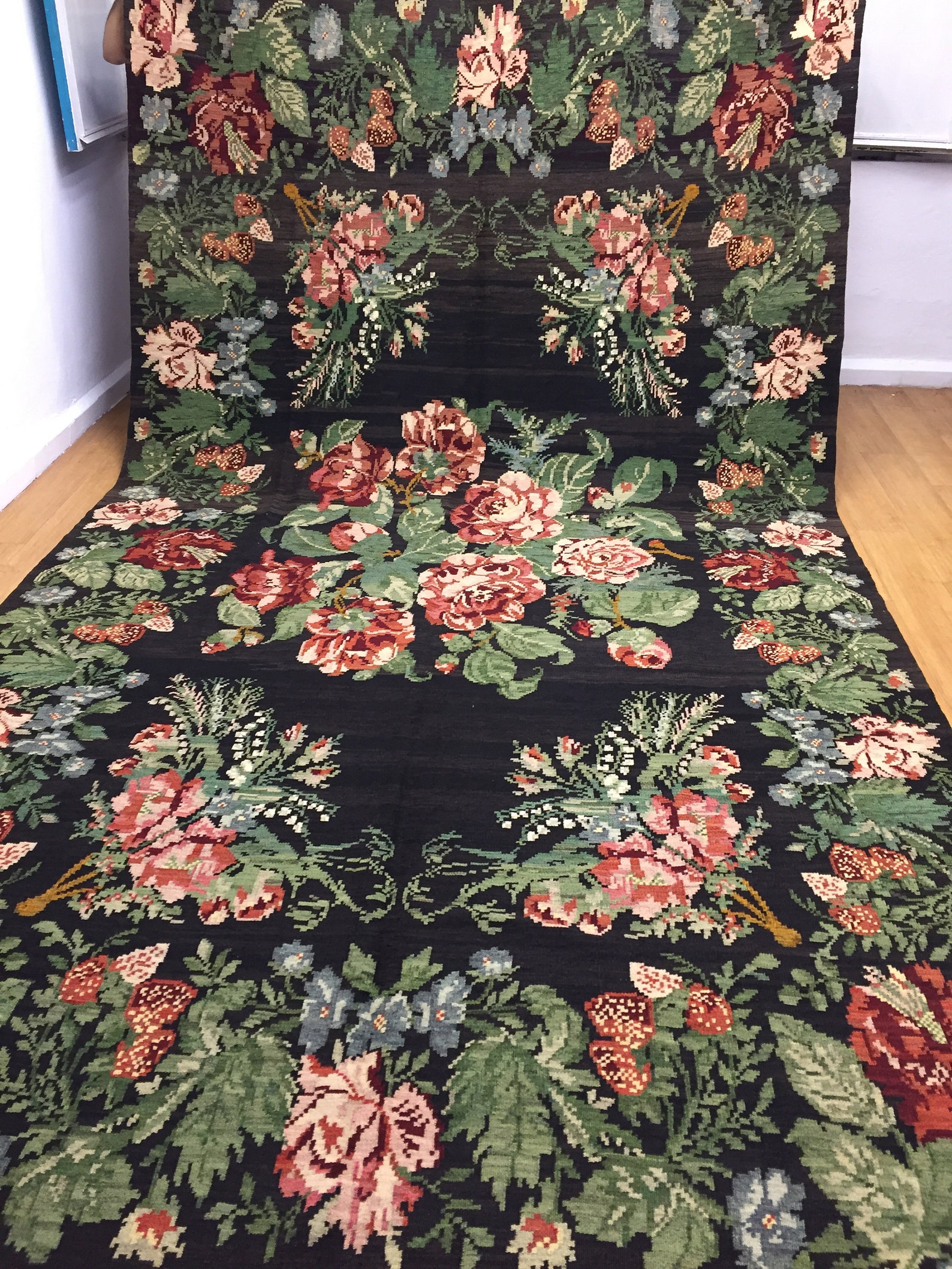 Black Vintage Kilim Area Rug Kilim Rug Home Decor Floor Rug - Etsy