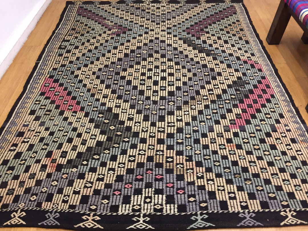 7x9 Feet Kılım,goad Hair Klim, Turkish Kilim ,anatolian Kilim ...
