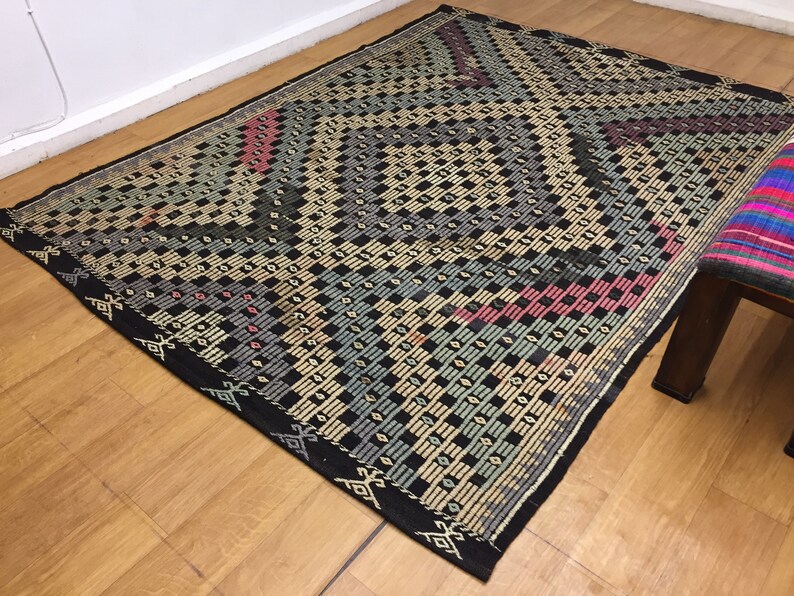 7x9 Feet Kılım,goad Hair Klim, Turkish Kilim ,anatolian Kilim ...