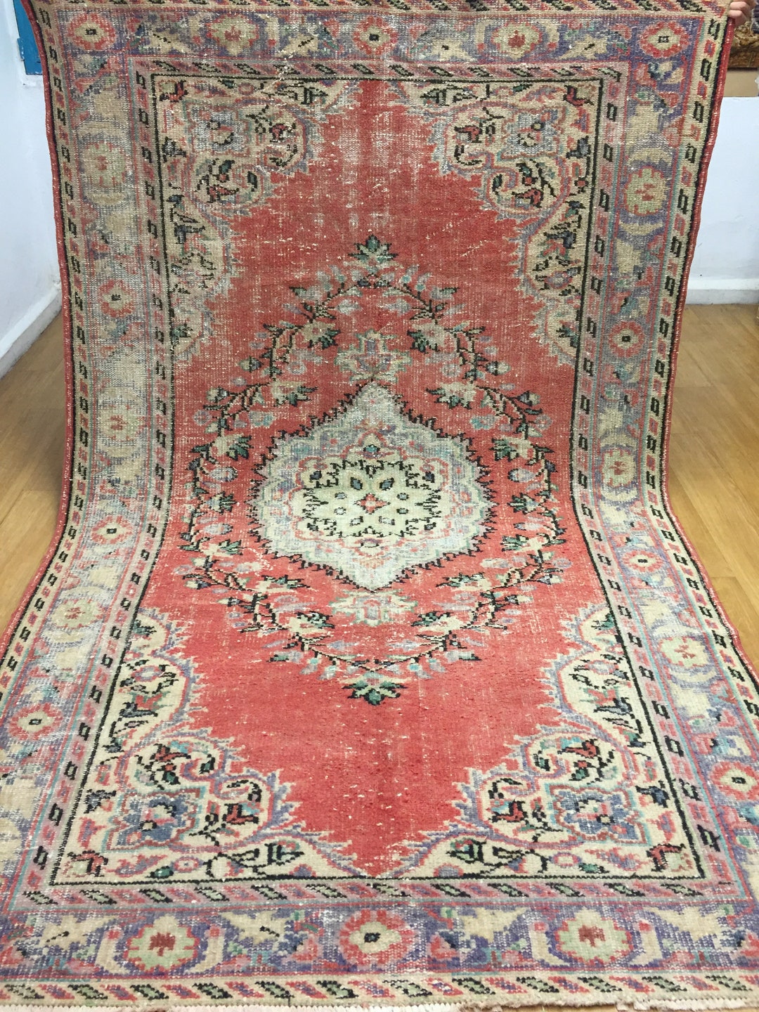 Turkish Rug,7x9 Feet Rug,vintage Rug ,area Rug ,designer Rug,decorative ...