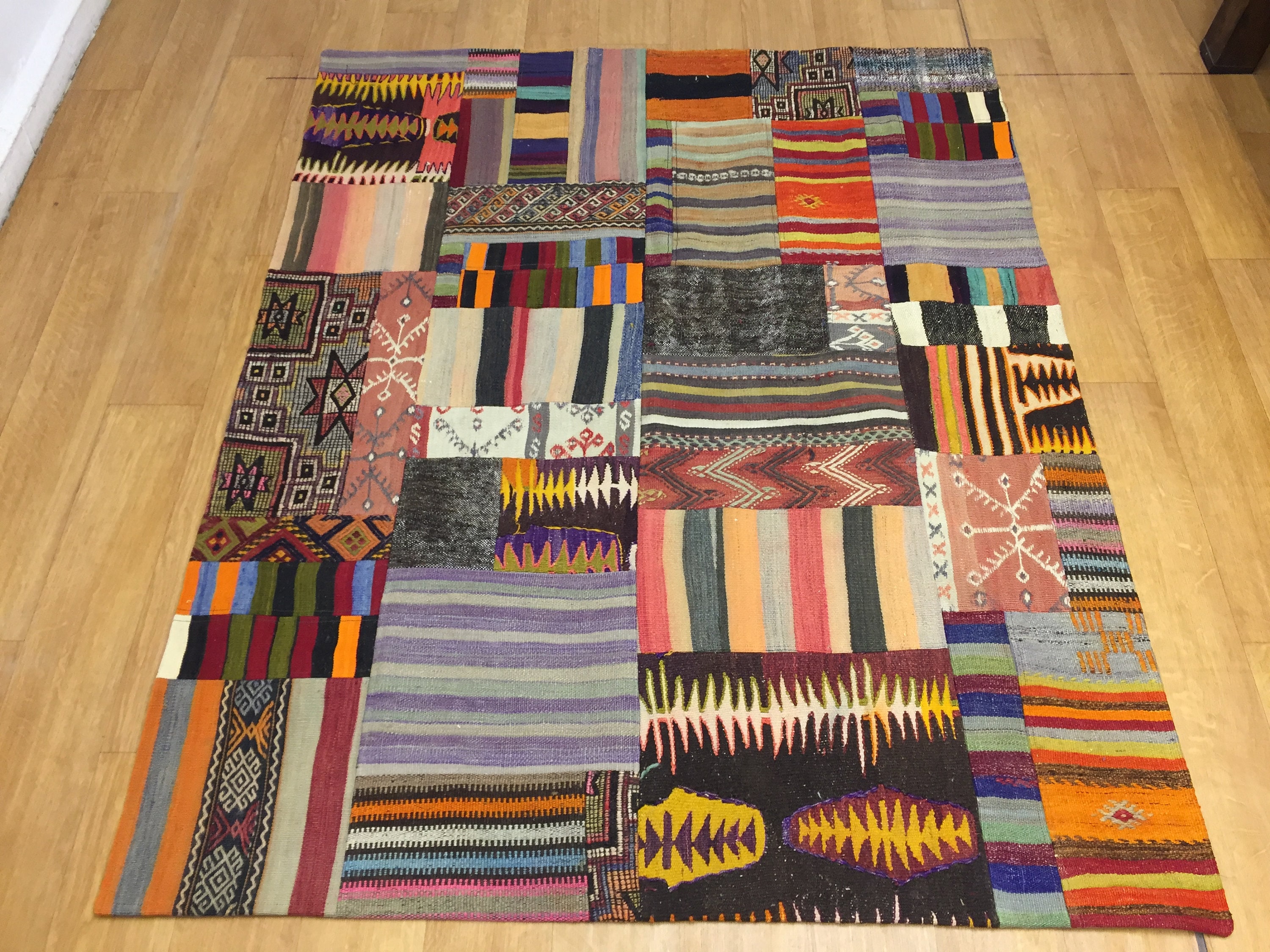 Patchwork Kilim Rugs Vintage Rug Area Rug Home Decor Boho Rug Anatolian ...