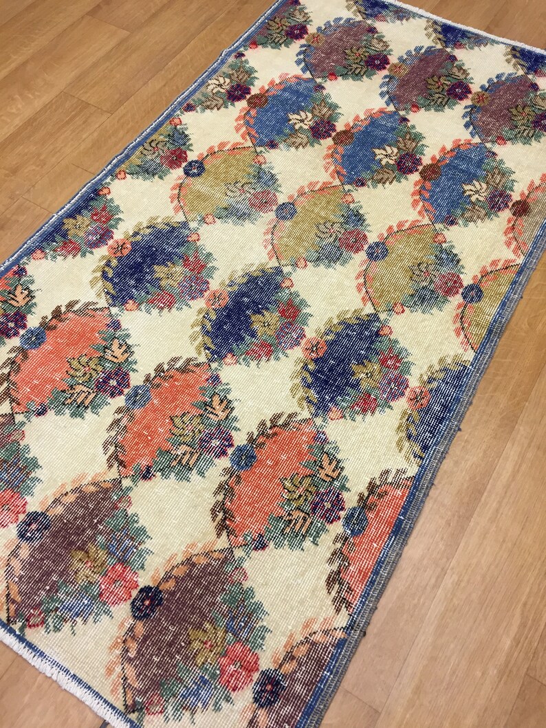 3x6 feet rug vıntage rug anatolia rug designer rug | Etsy