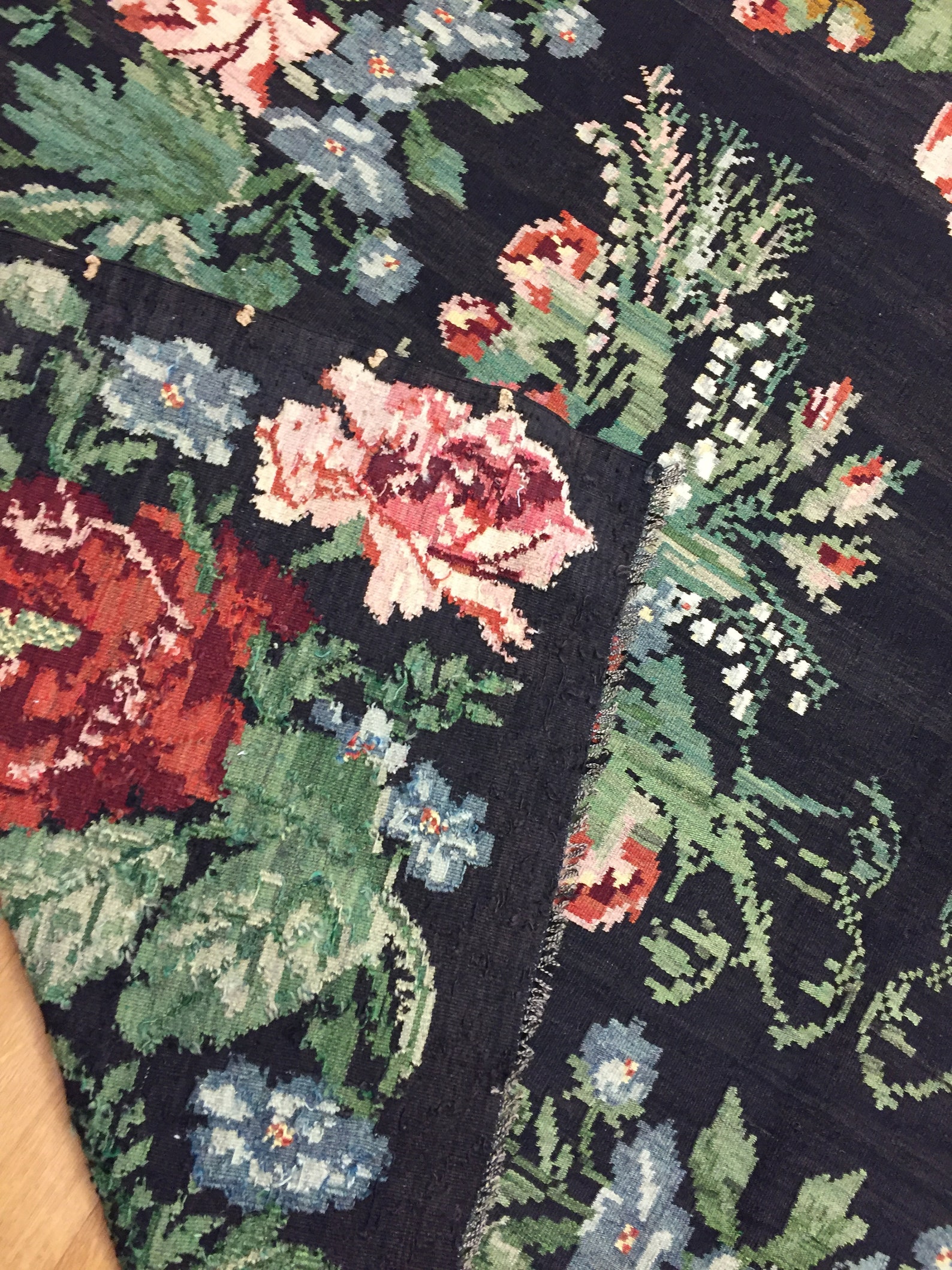 Black Vintage Kilim Area Rug Kilim Rug Home Decor Floor Rug - Etsy