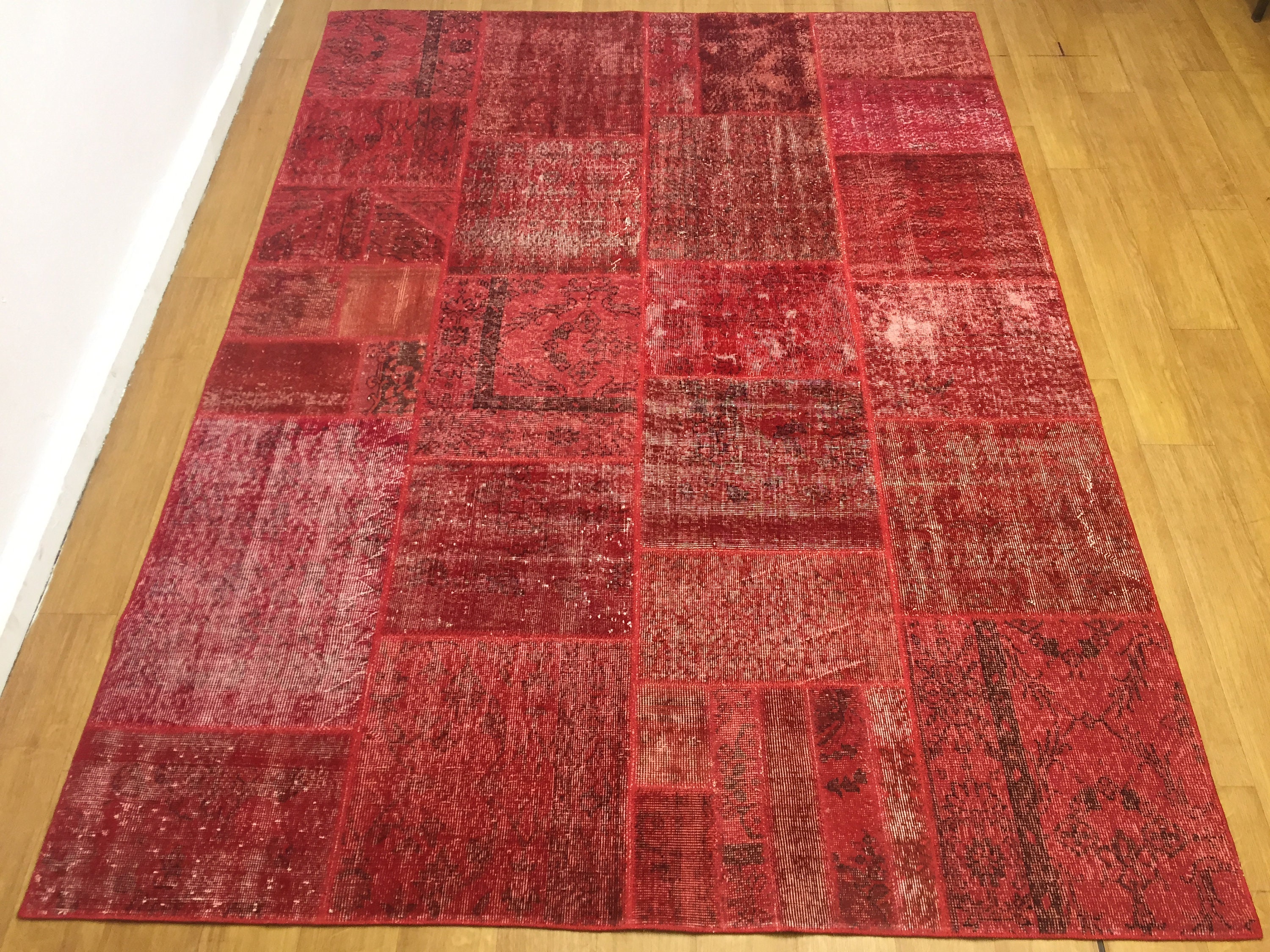 Turkish Rug7x10 Ft Patchwork Rug area Rugpatchwork - Etsy