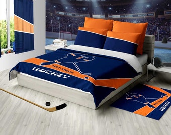 Kids Hockey Bedding - Etsy