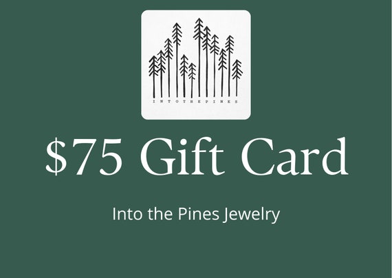 75 Dollar Gift Card/ Gift Certificate/ 75.00 Gift Card | Etsy