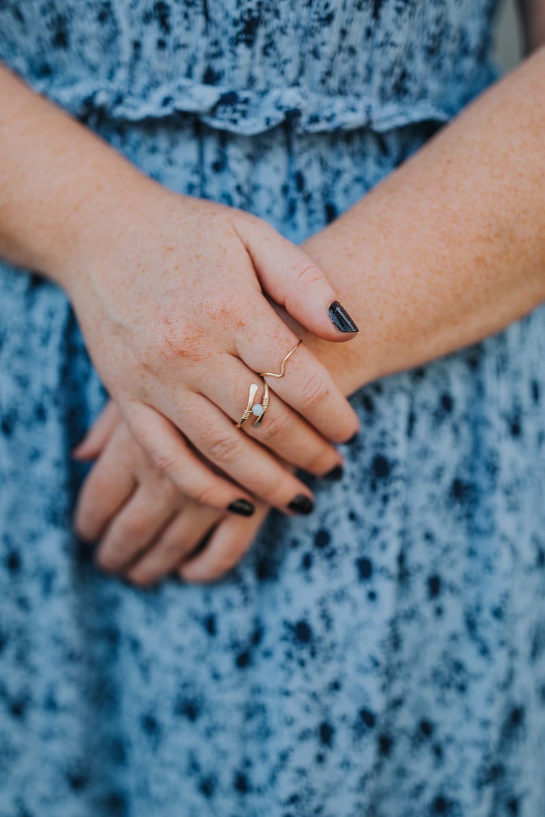 GOLD Fidget Ring - Etsy
