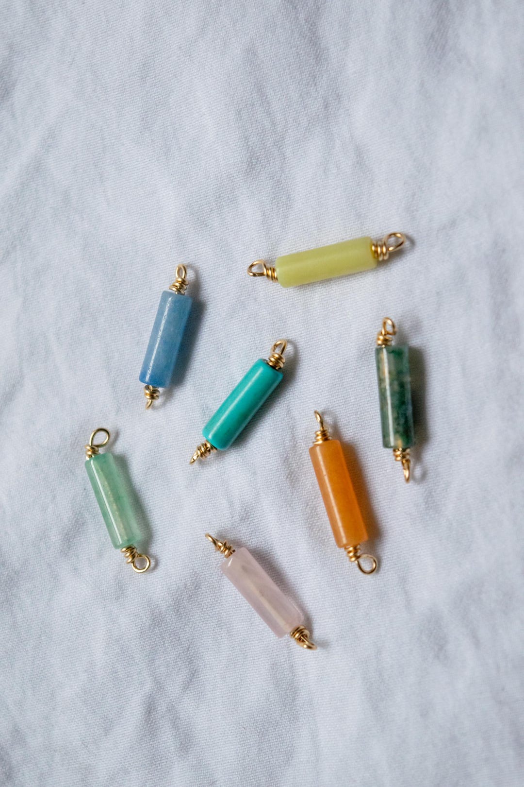 Permanent Jewelry Connectors, Tube Connector, Colorful, Gold Filled ...