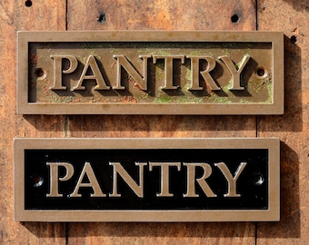 Rustic Pantry Sign | Etsy