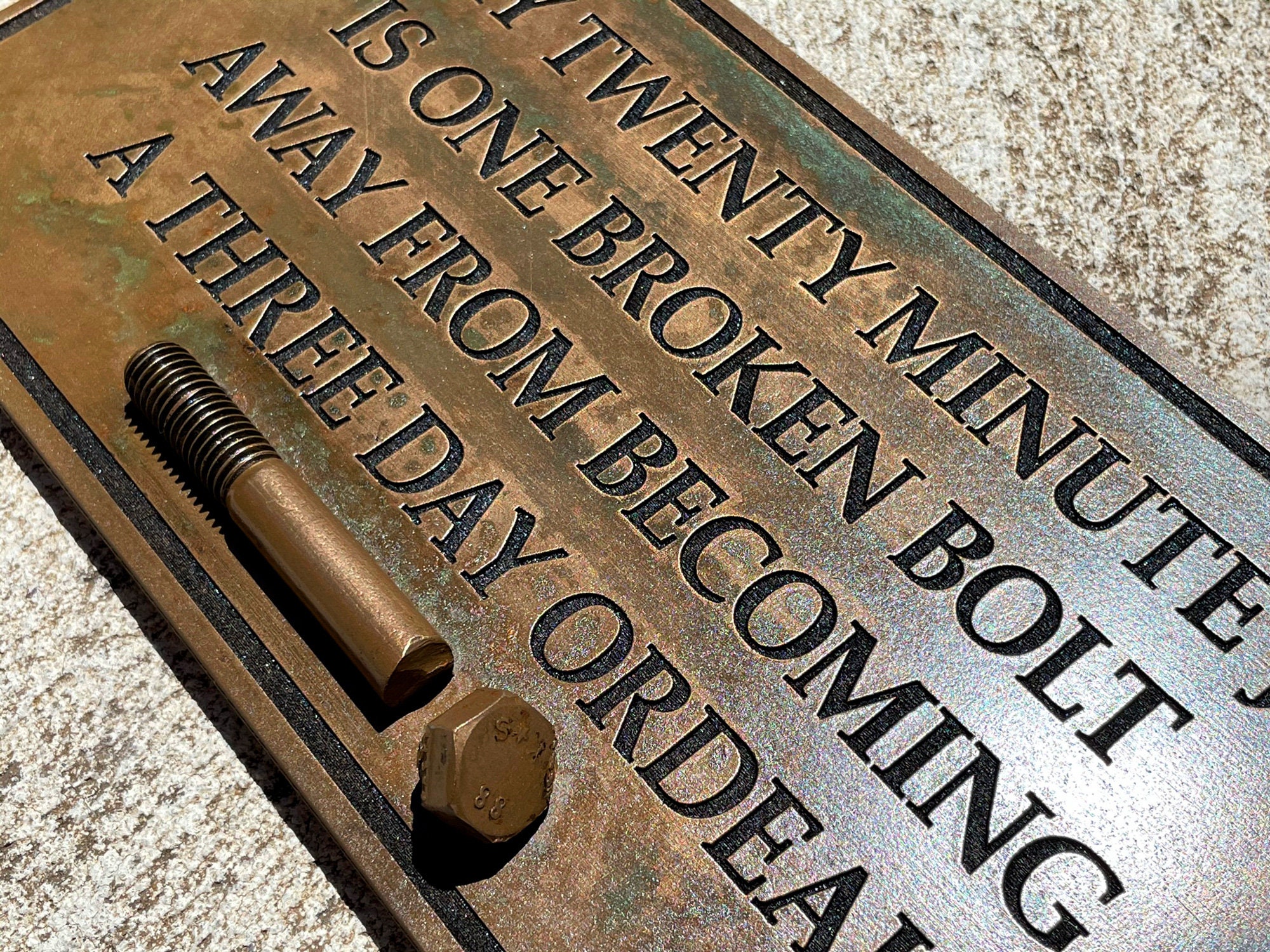 Every Twenty Minute Job is One Broken Bolt Away From Becoming A Three ...