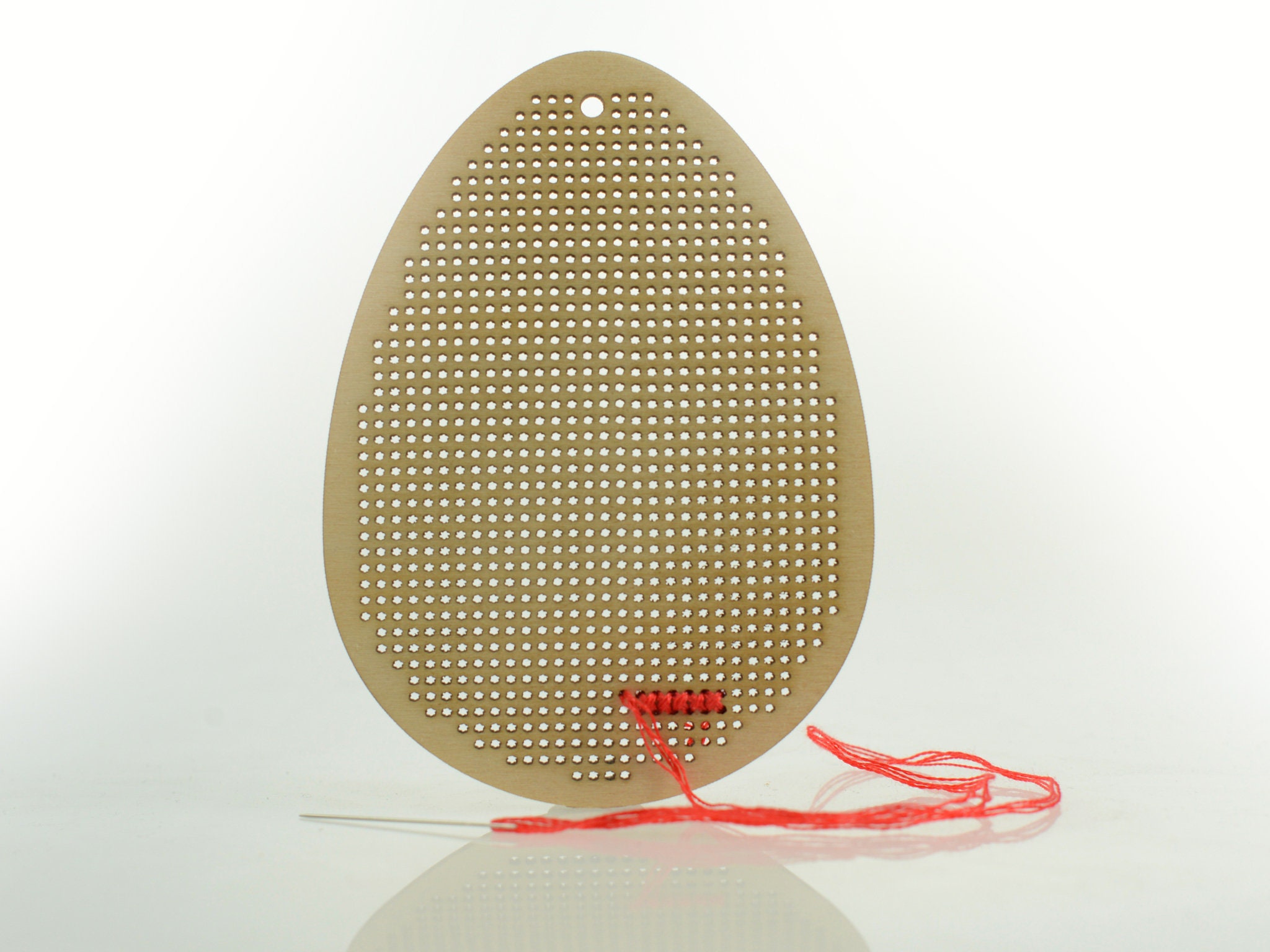 Easter Egg Shape Plywood Cross Stitch Embroidery Blanks. 3 | Etsy