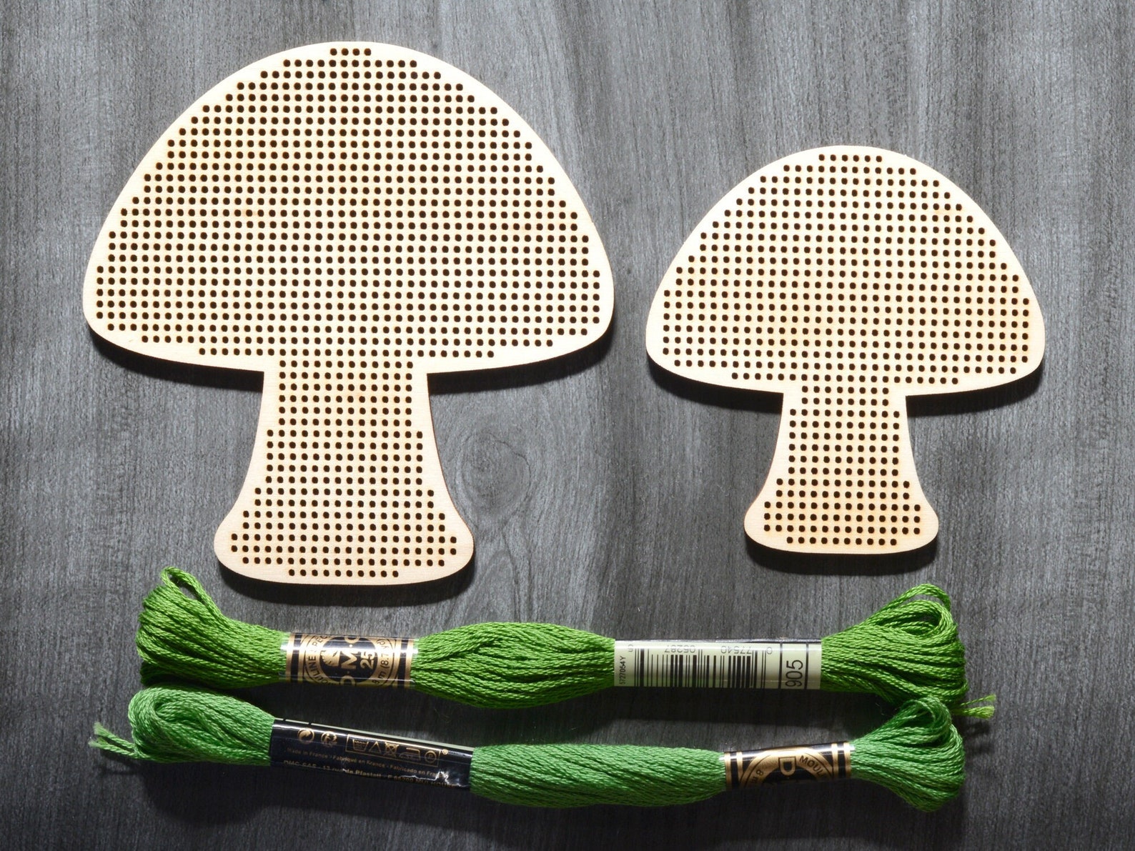 Mushroom Shape. Funghi. Plywood Cross Stitch Blank. Embroidery Blank. 4 ...