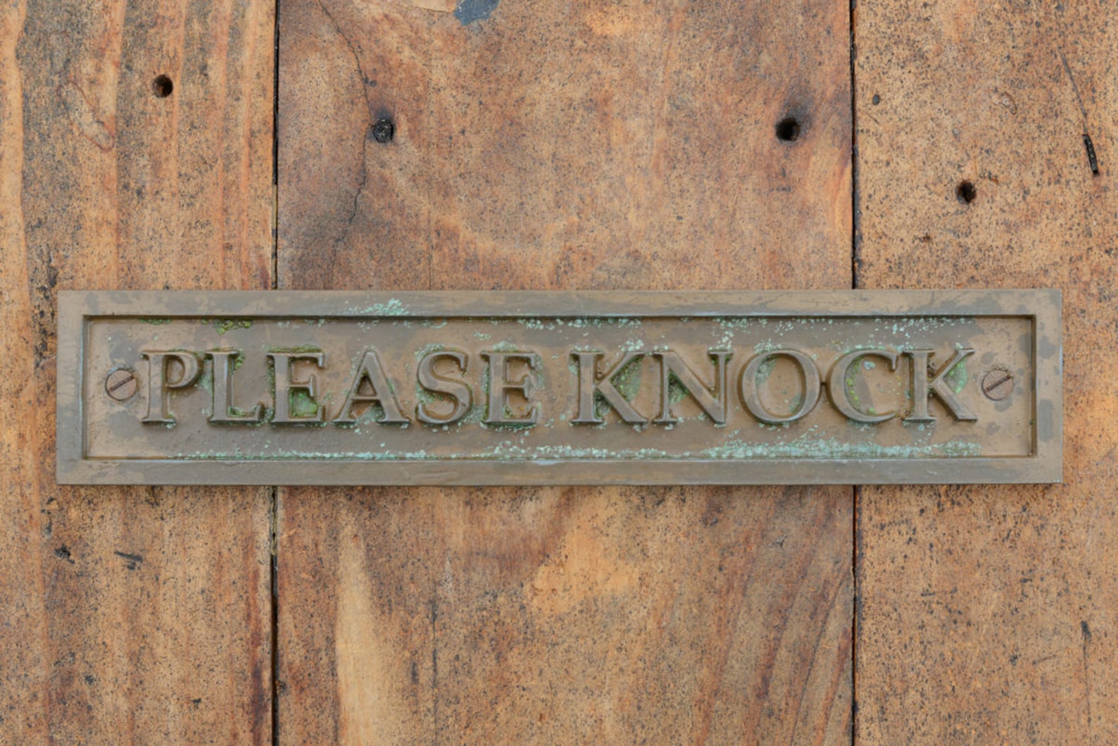 PLEASE KNOCK Door Sign. Front Door Sign. Old Style, Vintage, Victorian ...